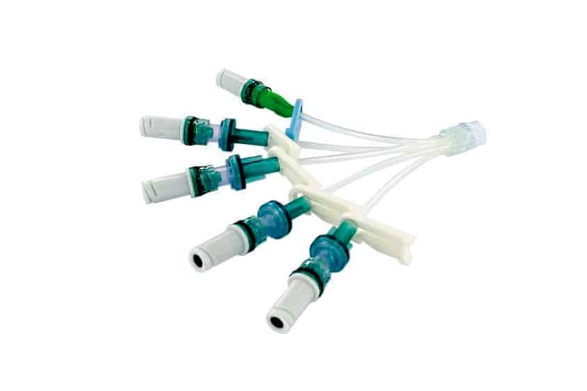 Quin lumen Bionector Octopus extension with four ARVs - Vygon Vet